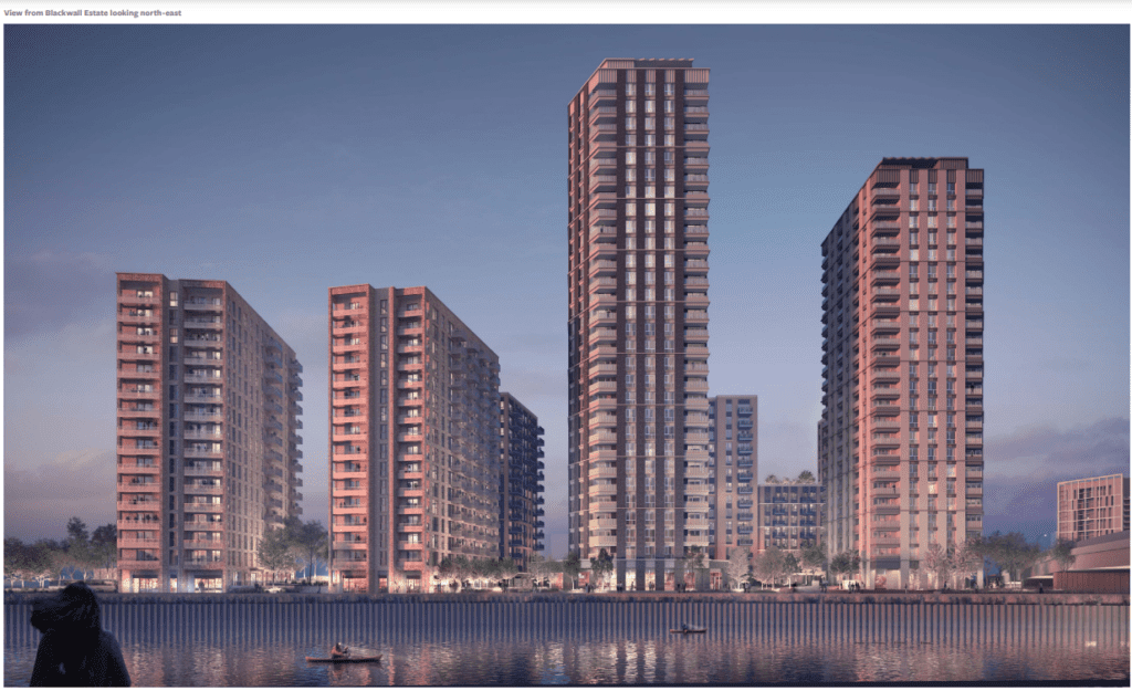 Plans submitted for 871 homes in Canning Town – Constructing London