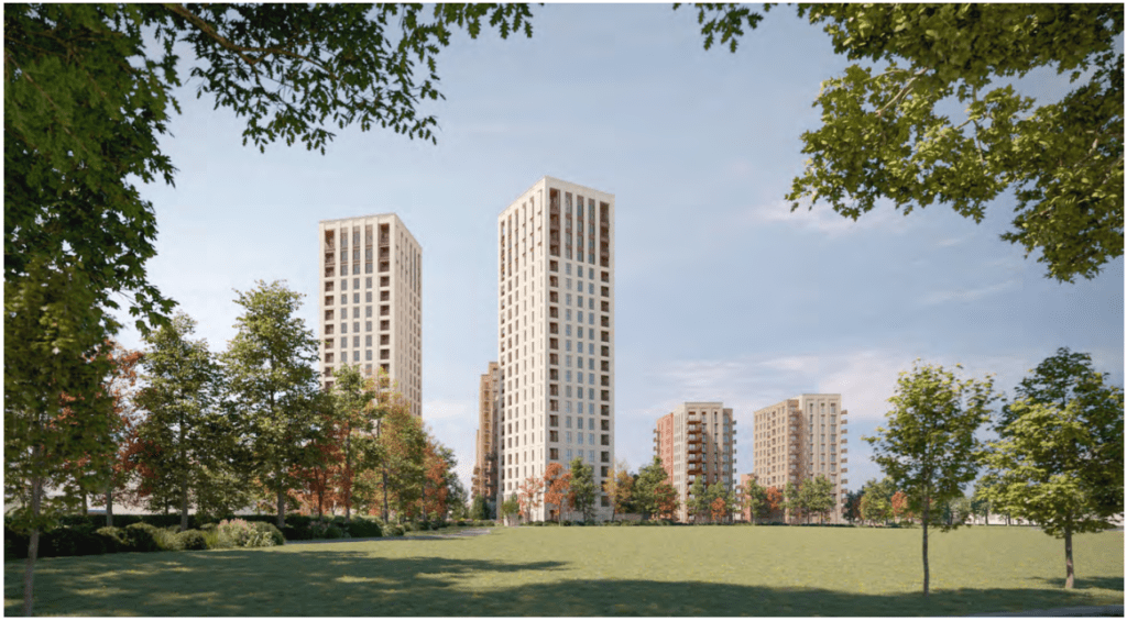 652 homes proposed for Lea Bridge Gasworks – Constructing London