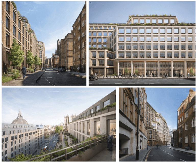 Plans in 1 Victoria Street retrofit – Constructing London